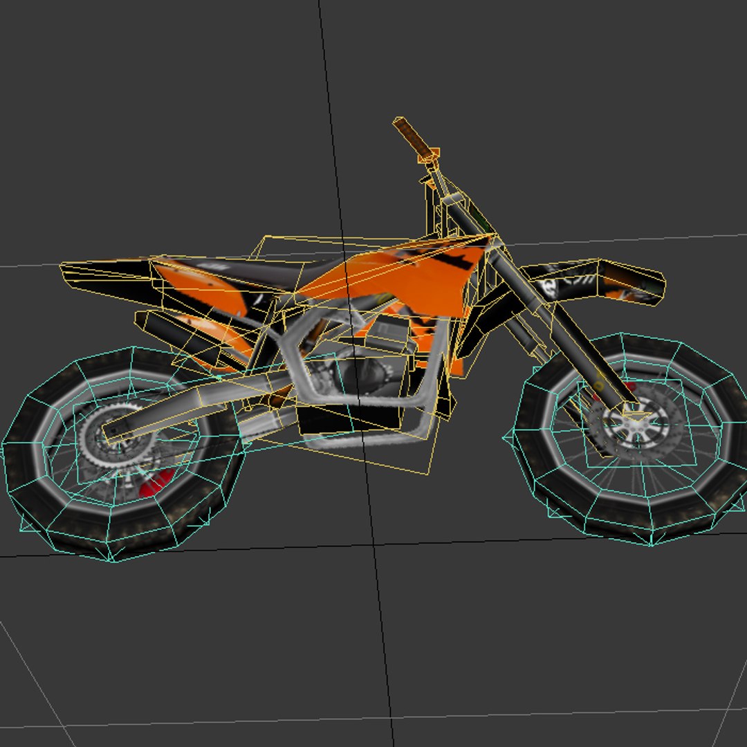3d Model Dirt Bike