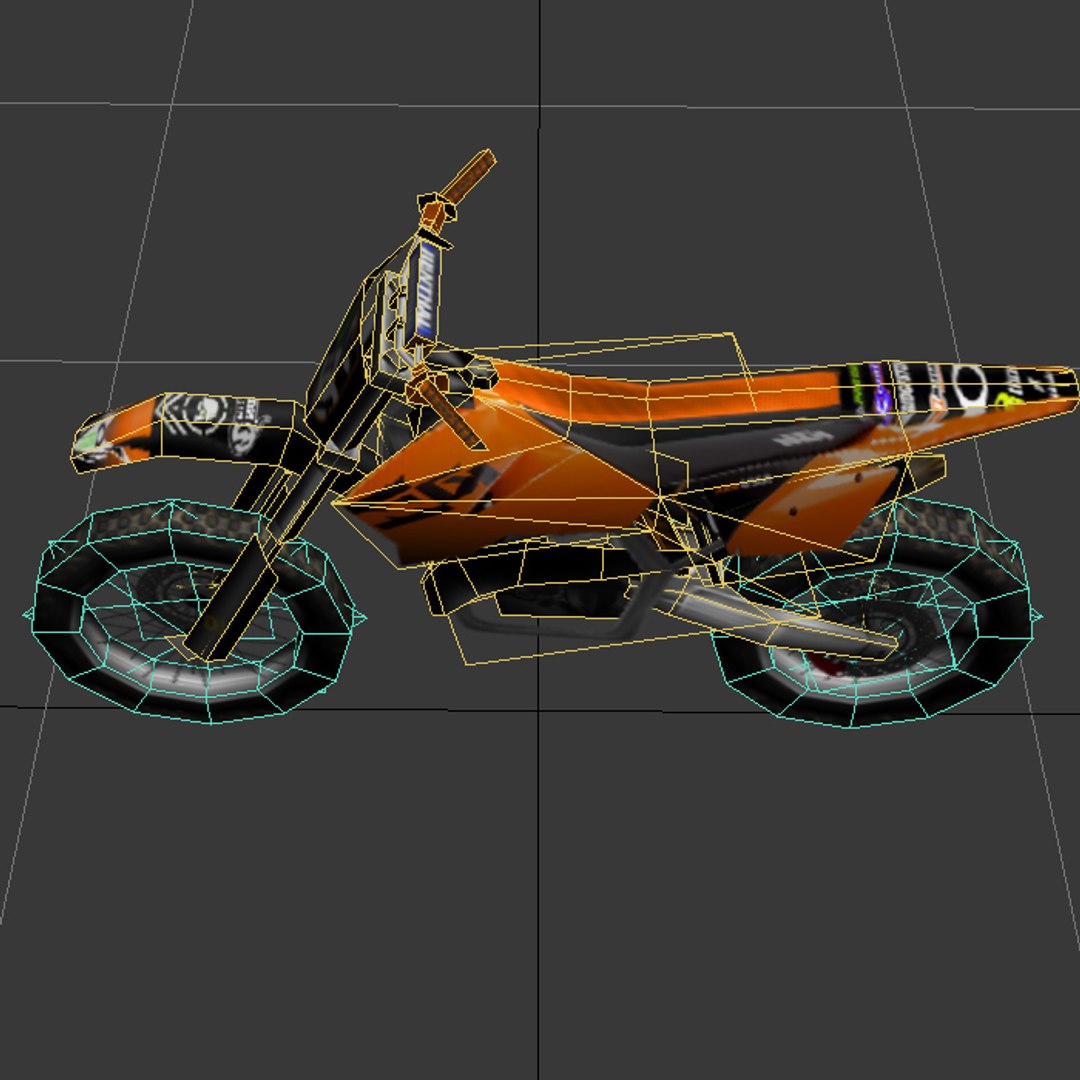 3d Model Dirt Bike