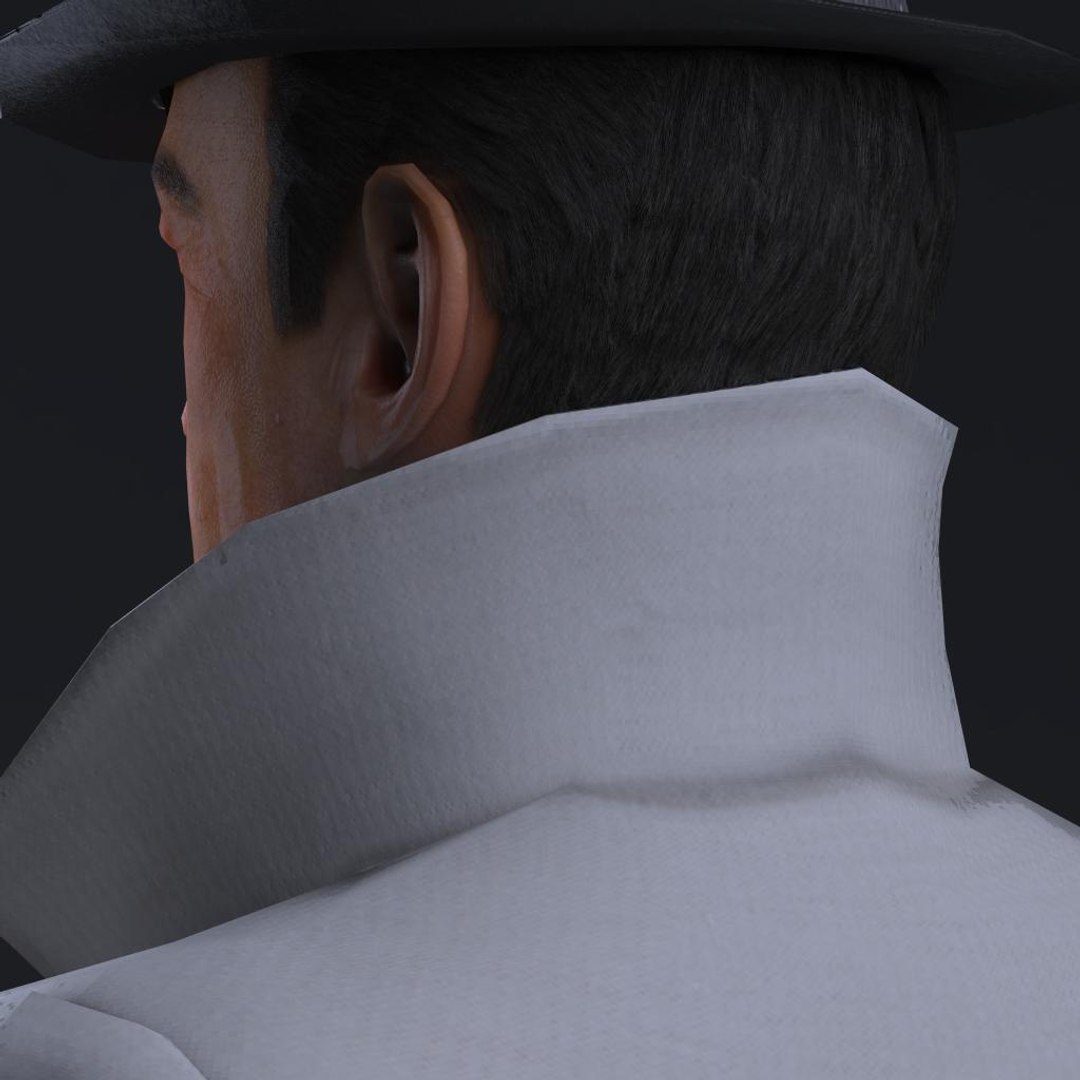 Detective Cloth Zbrush 3d Obj