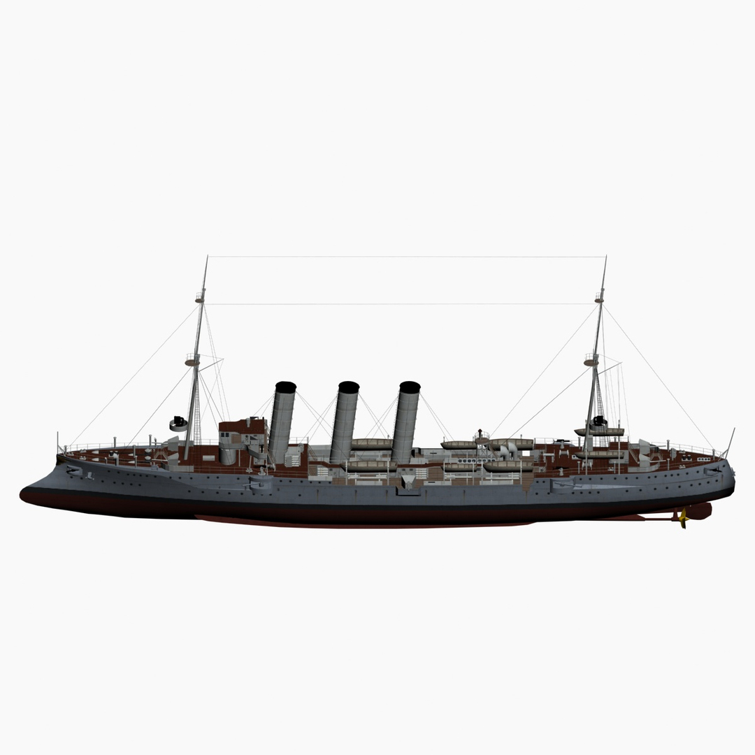 Bremen Class Cruiser Imperial 3d Max