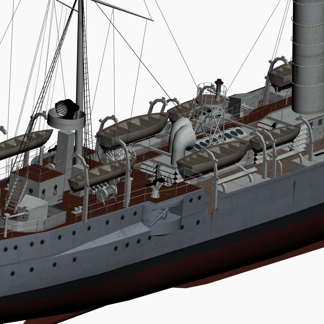 Bremen Class Cruiser Imperial 3d Max