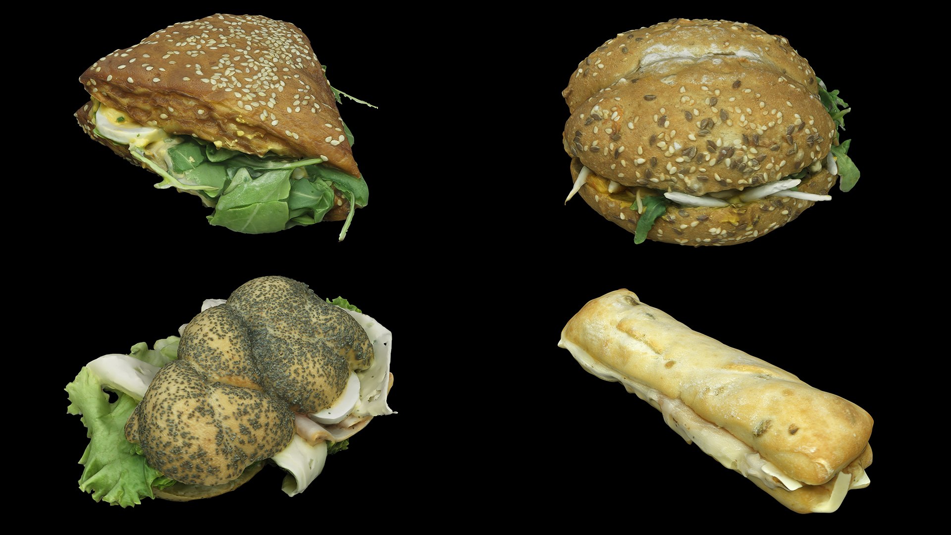 3D Sandwich Collection 05 - TurboSquid 2152765
