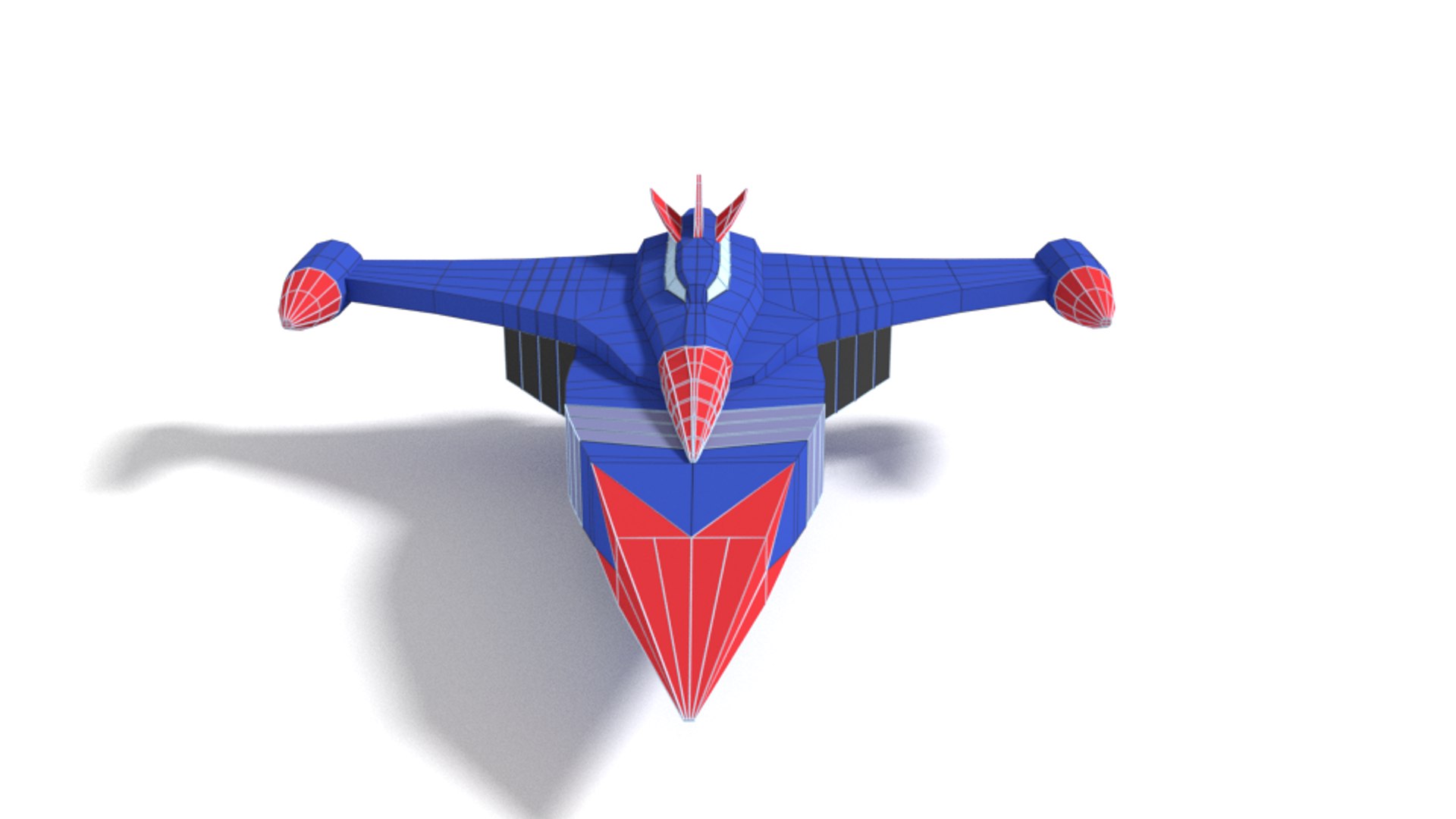God Phoenix Spaceship Model - TurboSquid 1443000