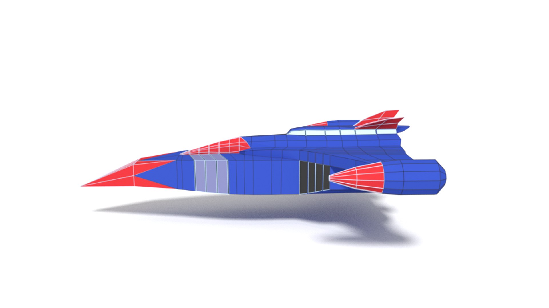God Phoenix Spaceship Model - TurboSquid 1443000