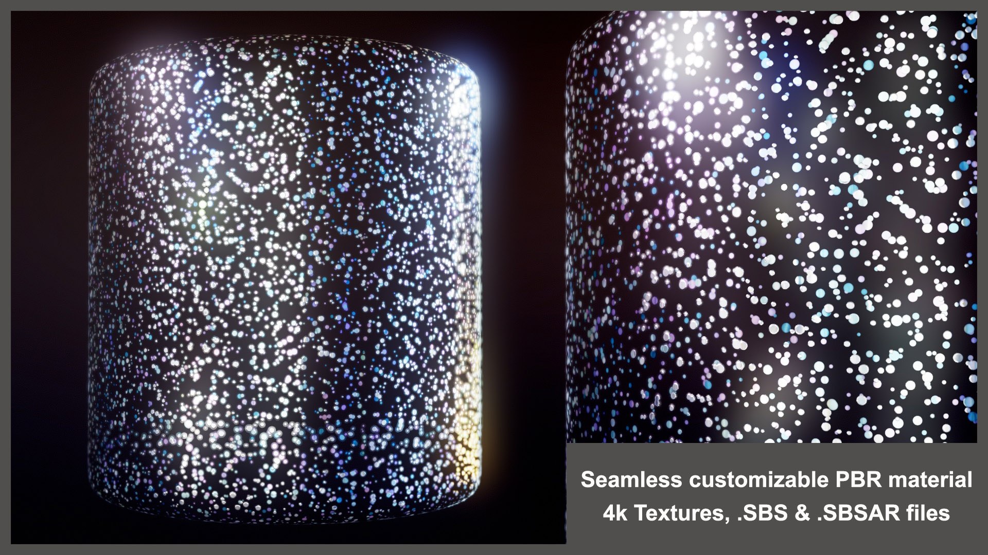 3D Frost Glitter Substance PBR Material And Textures Model - TurboSquid ...