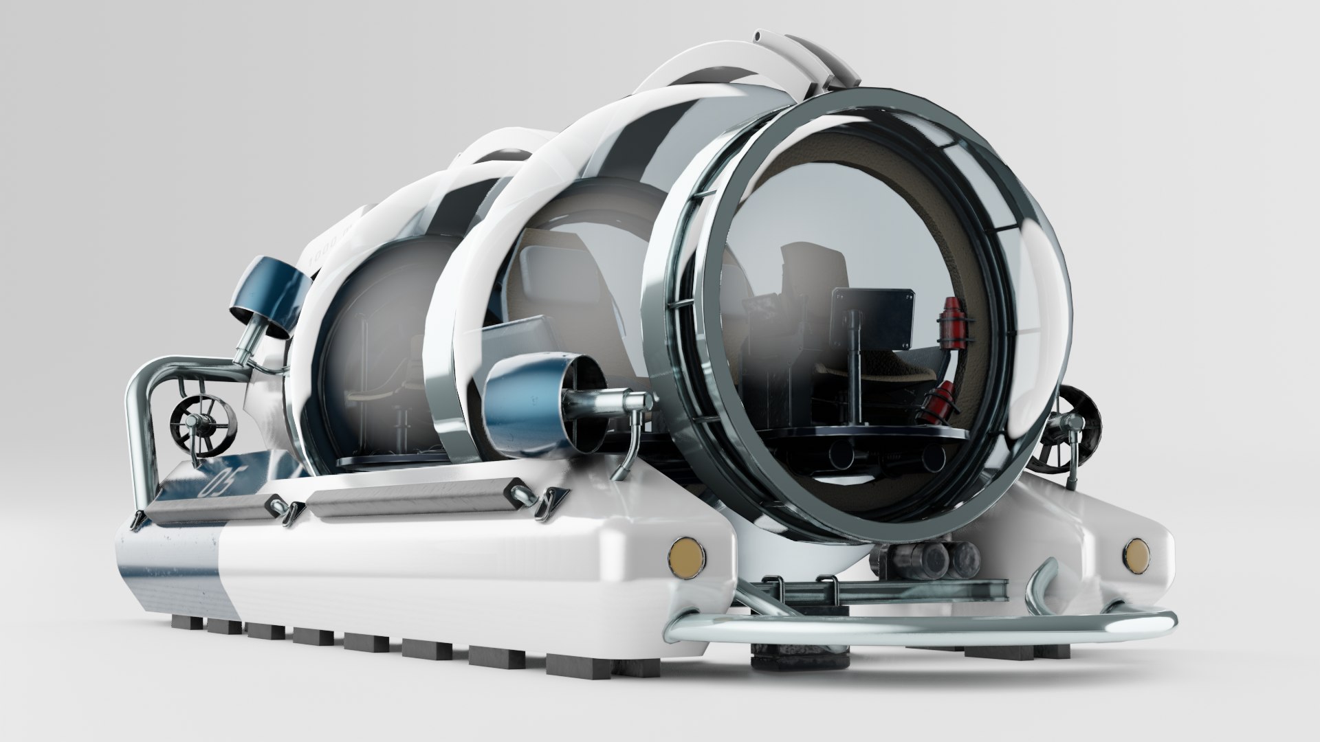 Mini Aurora Submarine 3D Model - TurboSquid 1650341