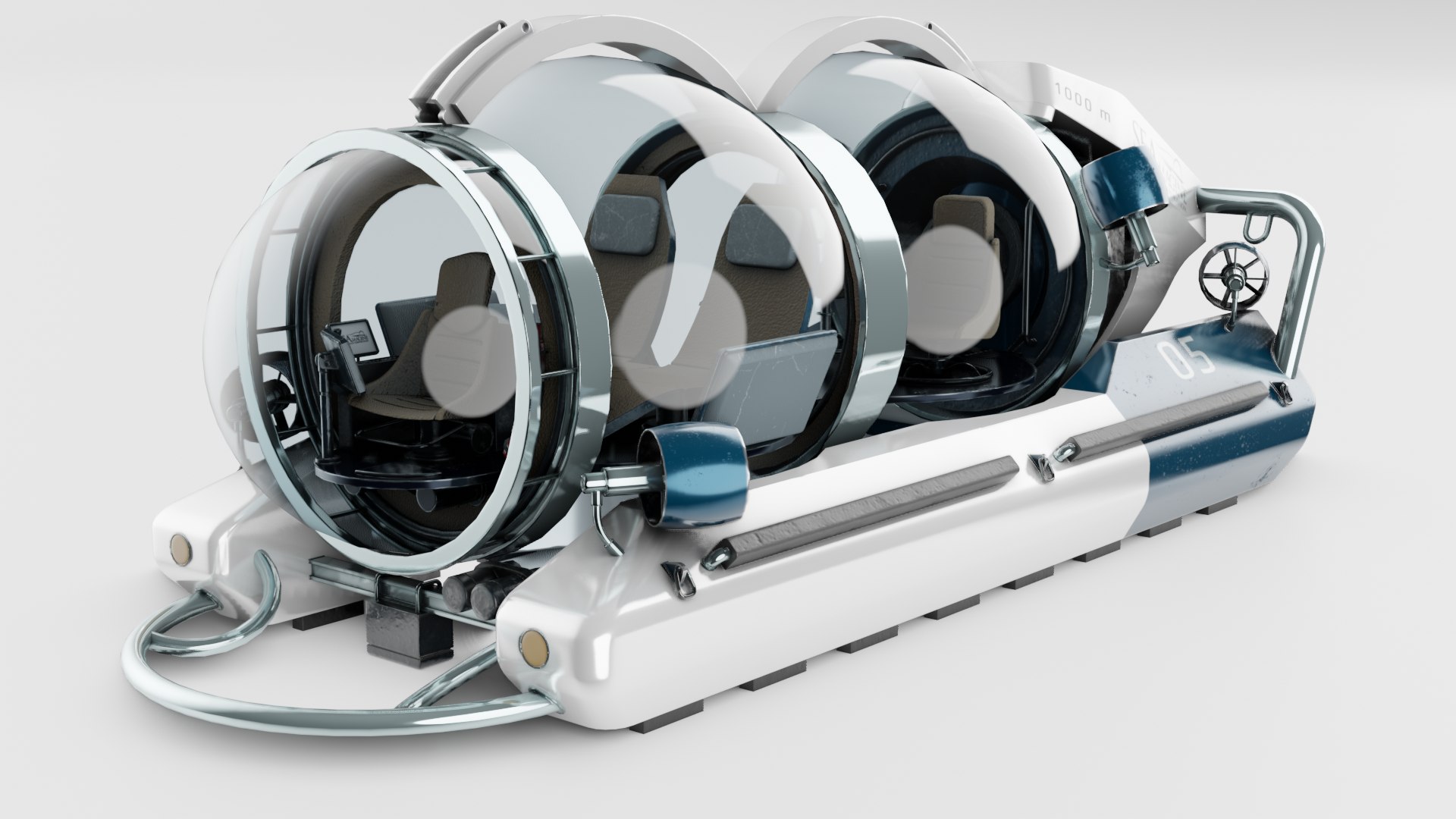 Mini Aurora Submarine 3D Model - TurboSquid 1650341