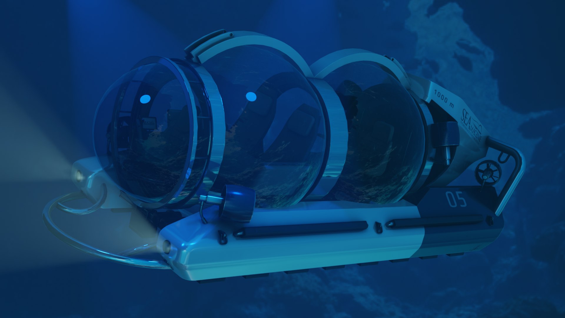 Mini Aurora Submarine 3D Model - TurboSquid 1650341