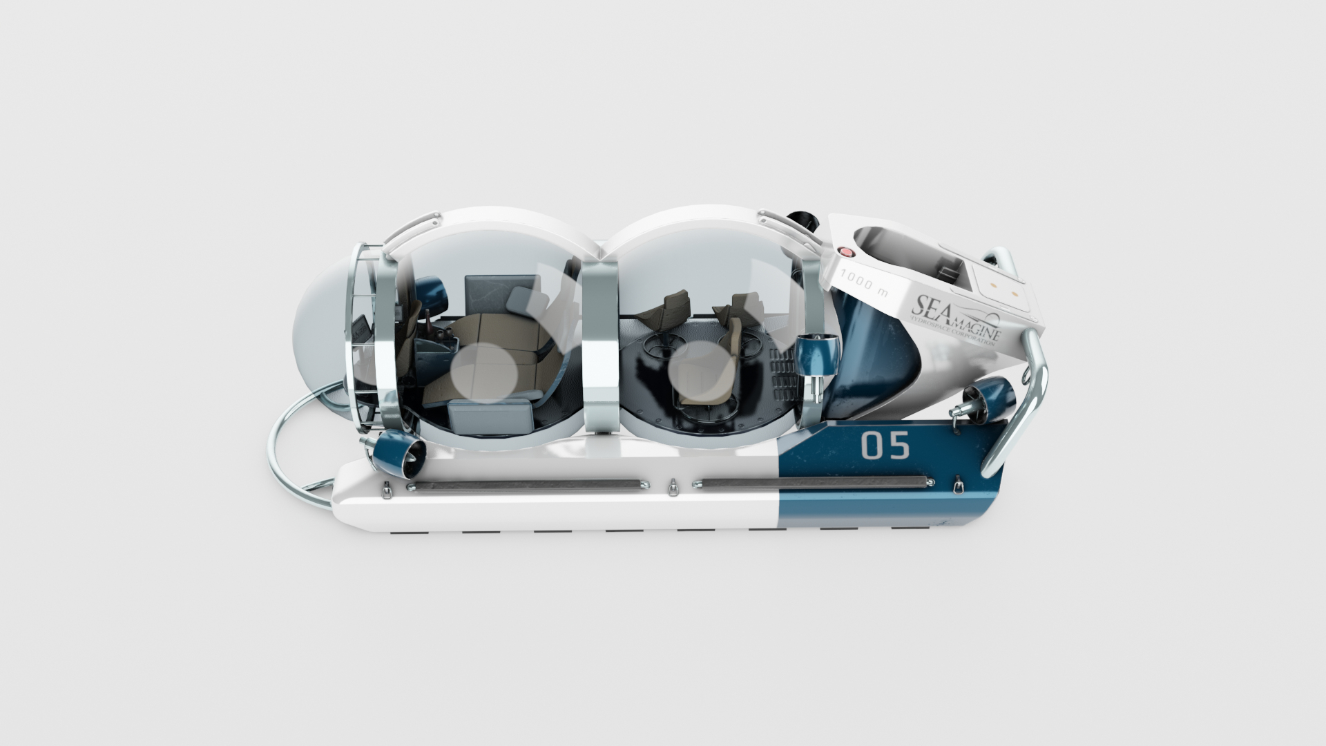 Mini Aurora Submarine 3D Model - TurboSquid 1650341