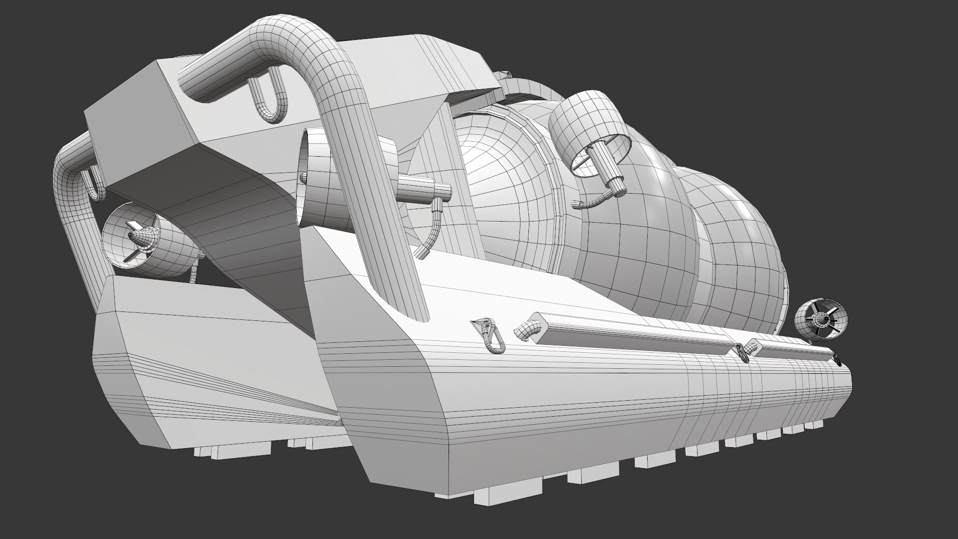 Mini Aurora Submarine 3D Model - TurboSquid 1650341