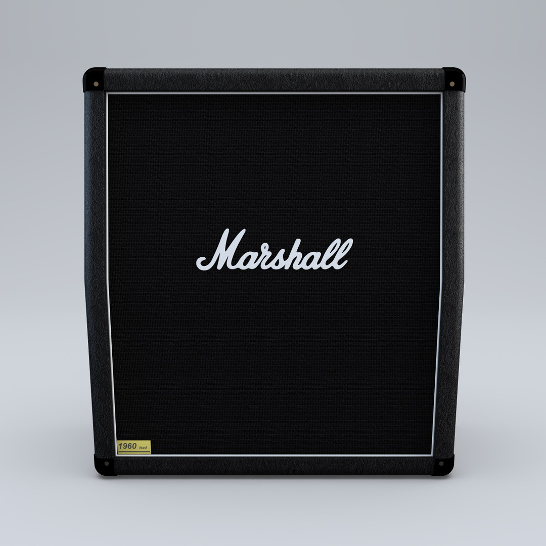 Marshall Guitar Amplifier 3d Model