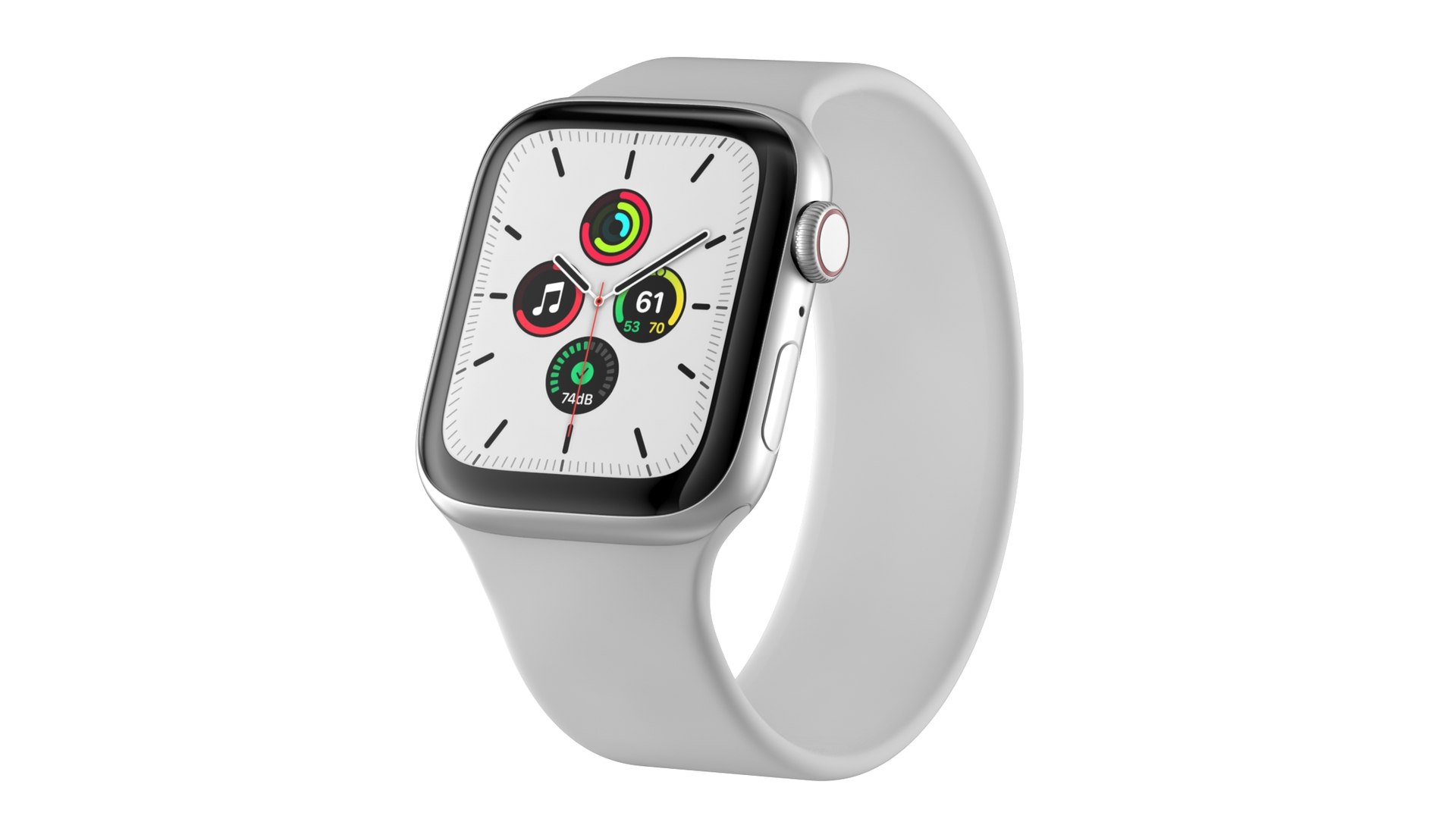 Apple Watch SE Silver Model - TurboSquid 2080686