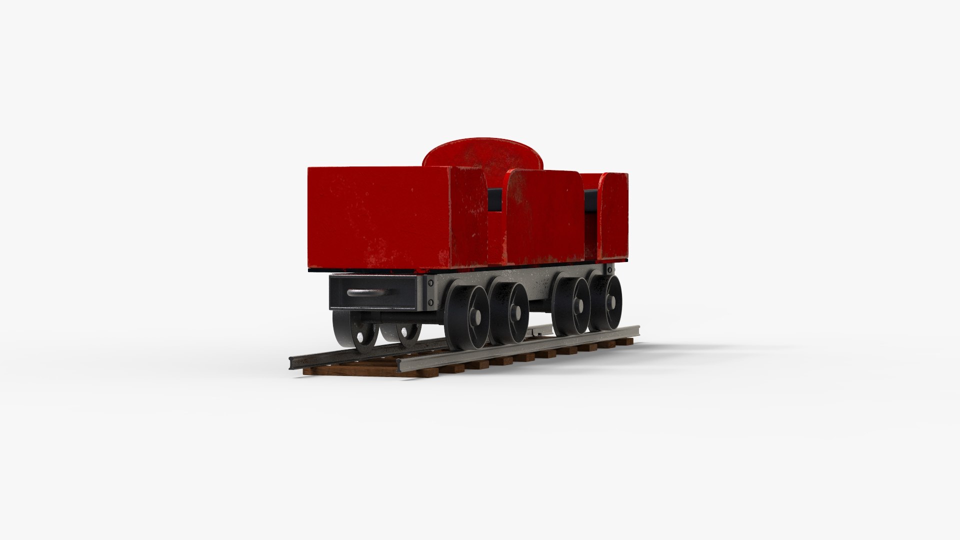 3D Ridable Miniature Railway Train Car Model - TurboSquid 1722080