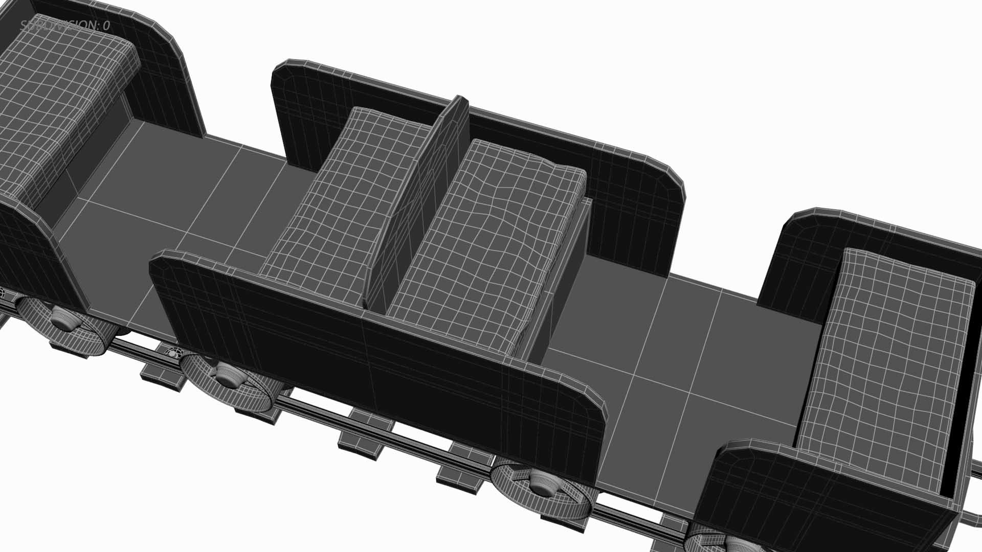 3D Ridable Miniature Railway Train Car Model - TurboSquid 1722080