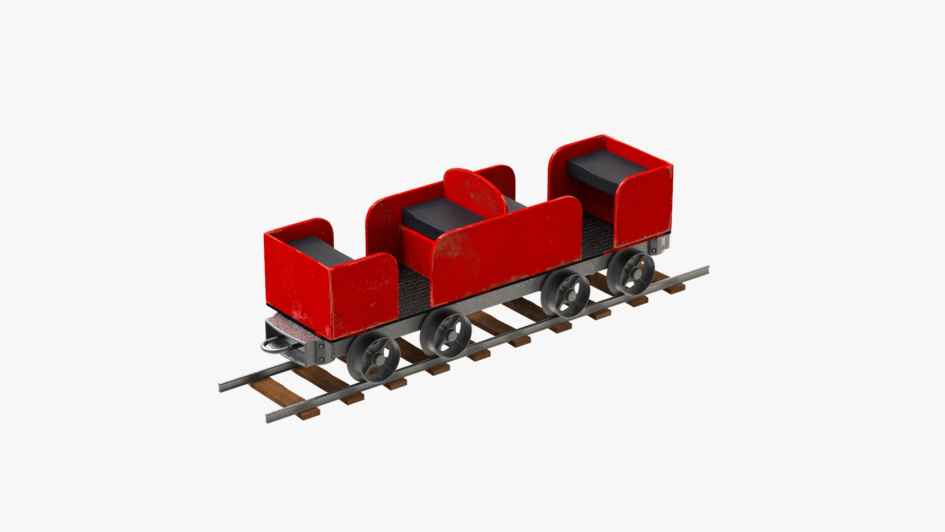 3D Ridable Miniature Railway Train Car Model - TurboSquid 1722080