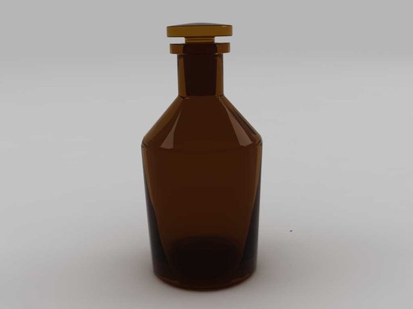 reagent bottle 500ml 3d model