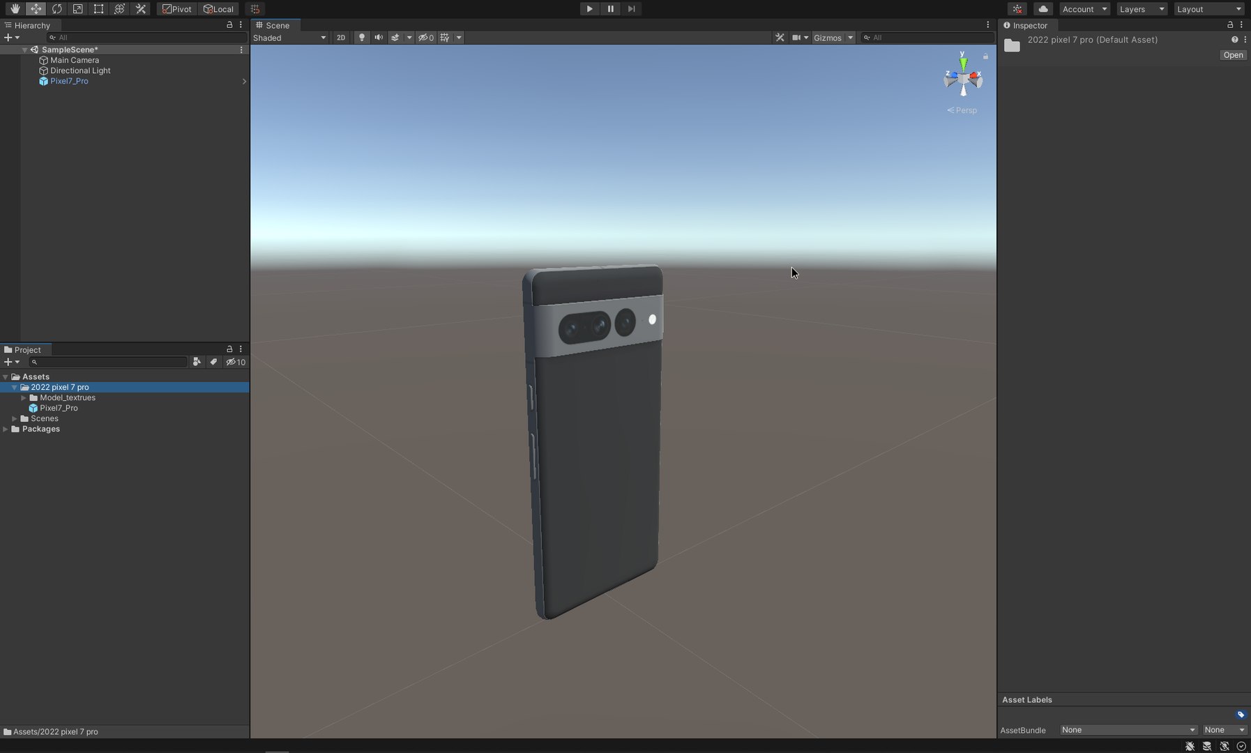 2022 Pixel 7 Pro Low-poly 3D Model 3D Model - TurboSquid 1969610