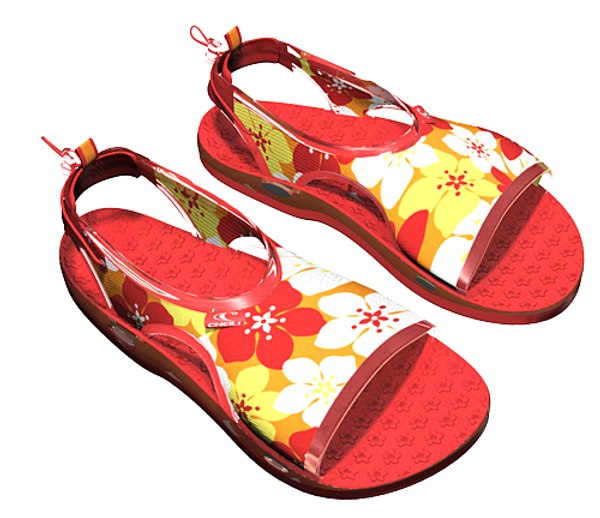 design sandals 3d 3ds