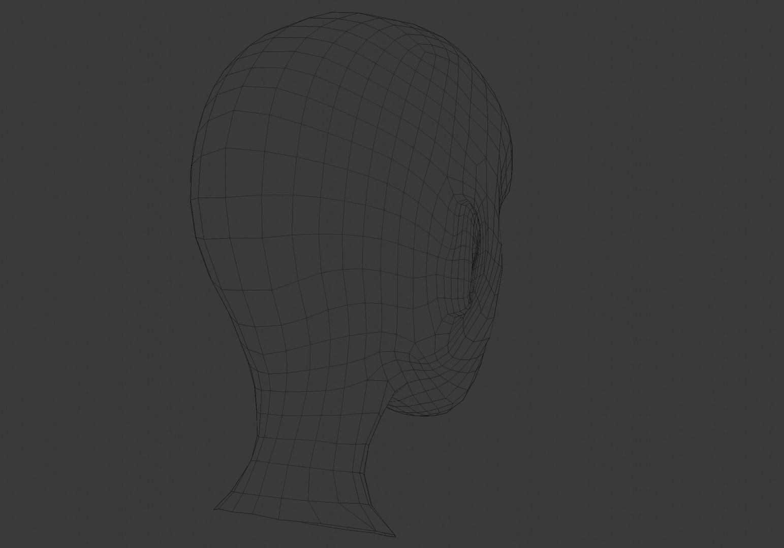 Cartoon Female Head Model - TurboSquid 1932544