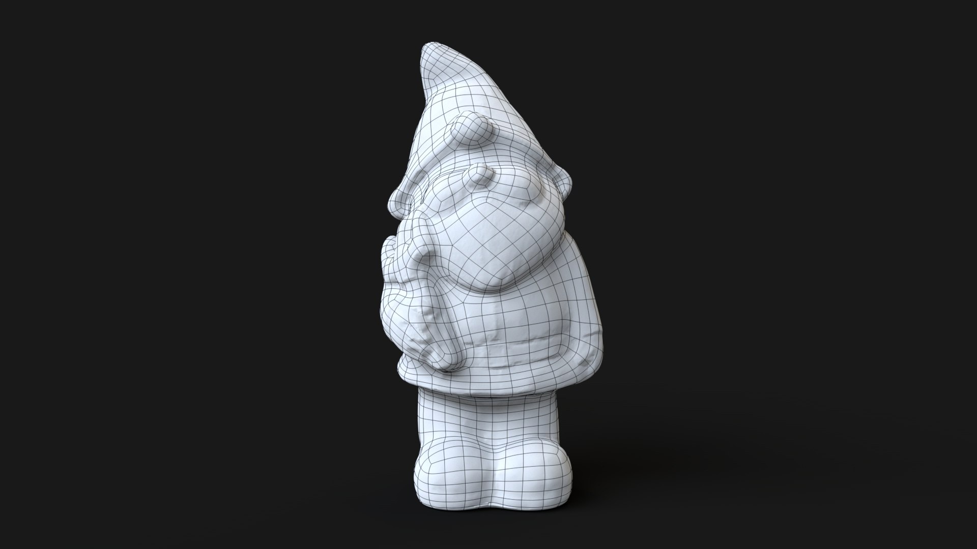 Wooden Dwarf Statue 3D Model - TurboSquid 2131360