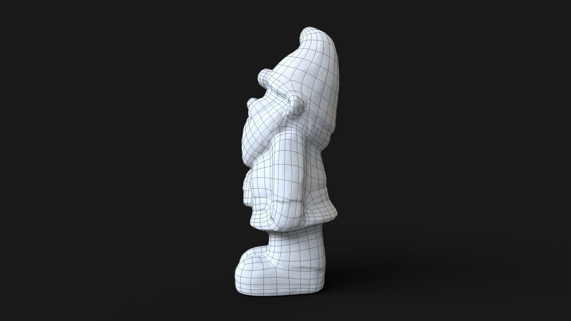 Wooden Dwarf Statue 3D Model - TurboSquid 2131360