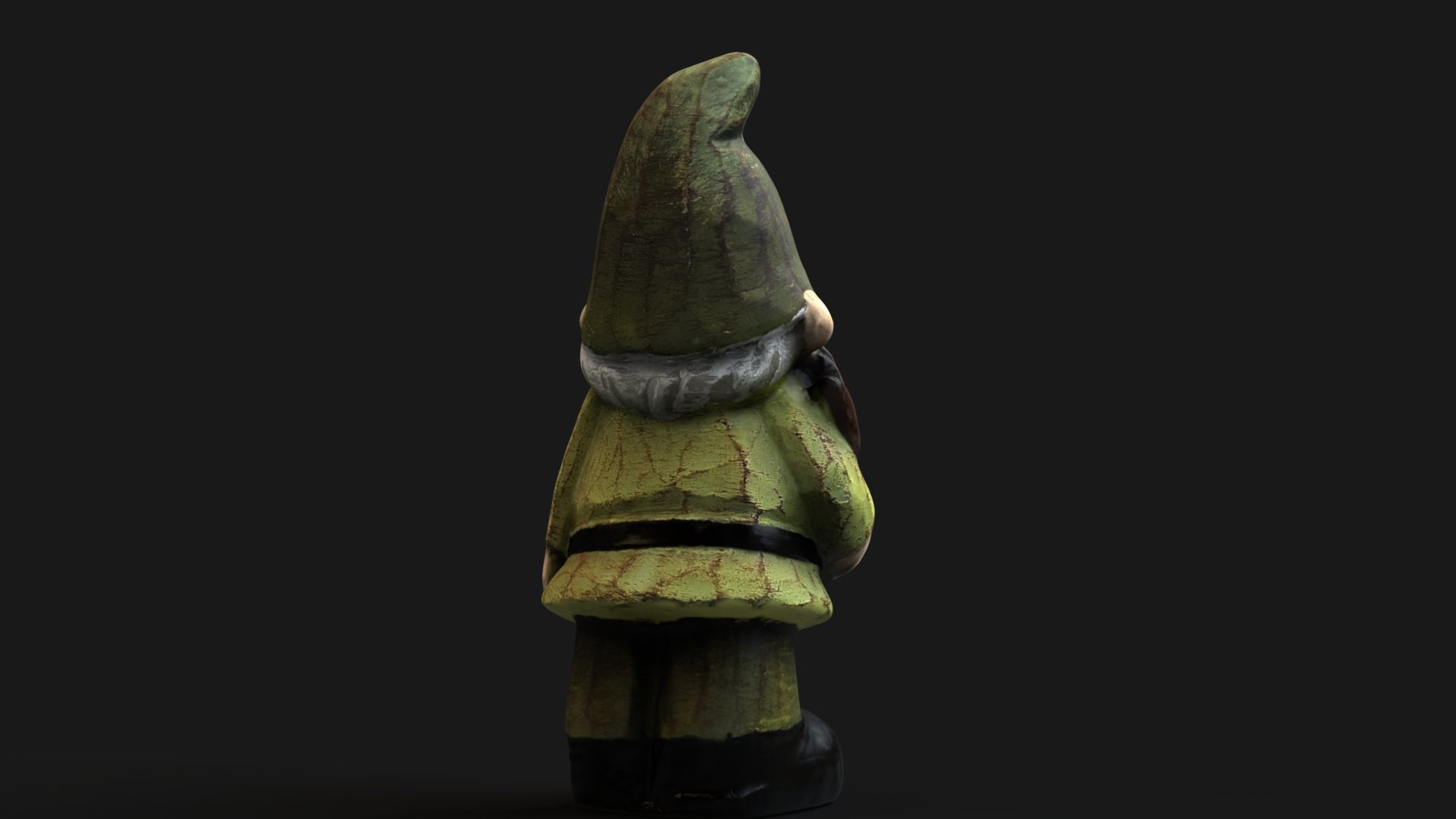 Wooden Dwarf Statue 3D Model - TurboSquid 2131360