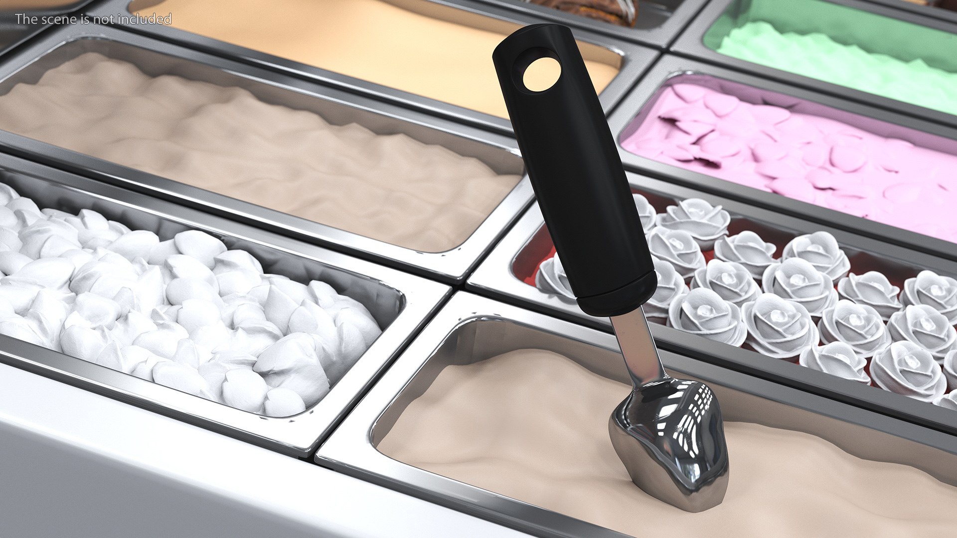 3D Model Ice Cream Scoops Collection - TurboSquid 2165012