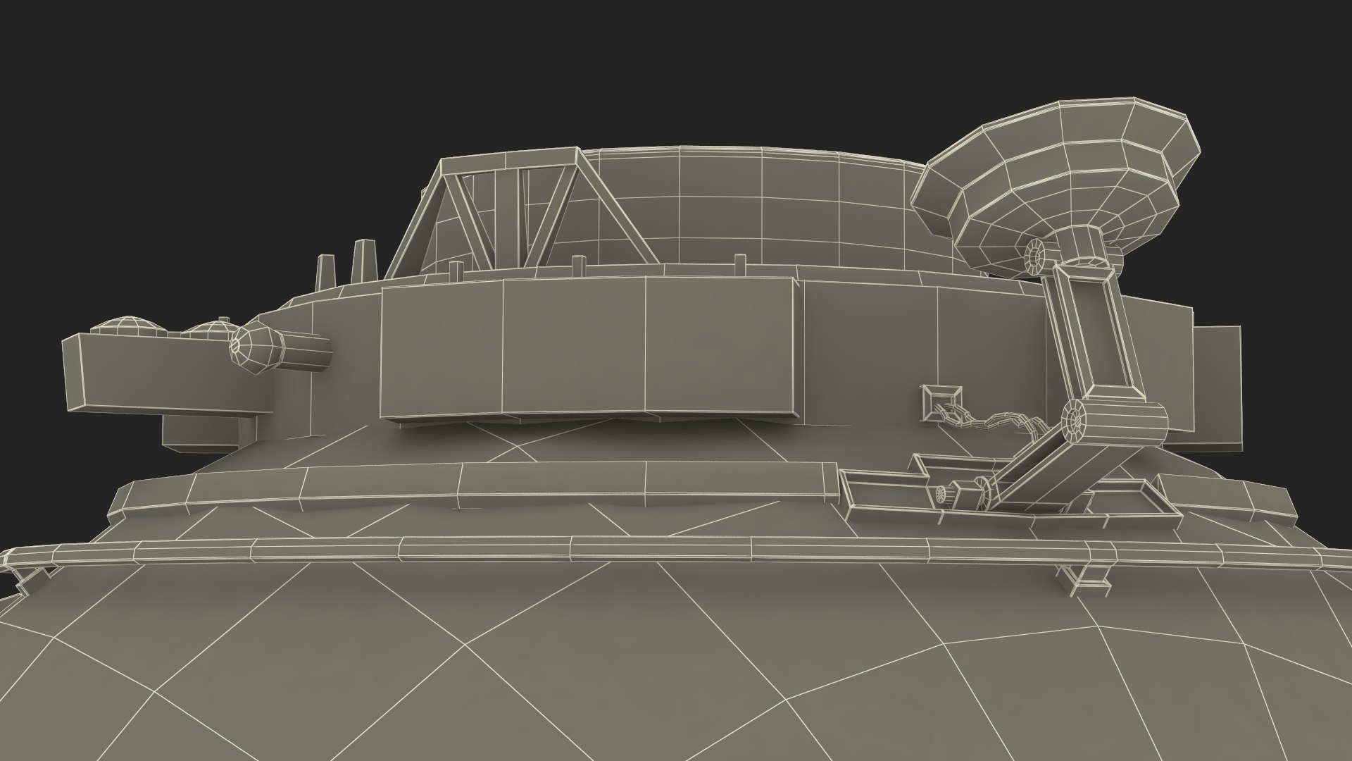 3D Model Orbital Space Station Airlock Module - TurboSquid 2282394