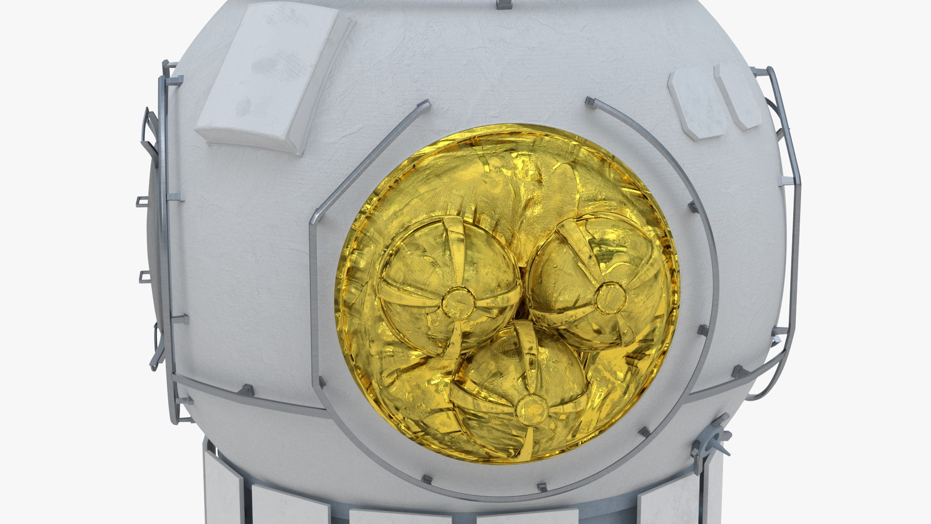 3D Model Orbital Space Station Airlock Module - TurboSquid 2282394