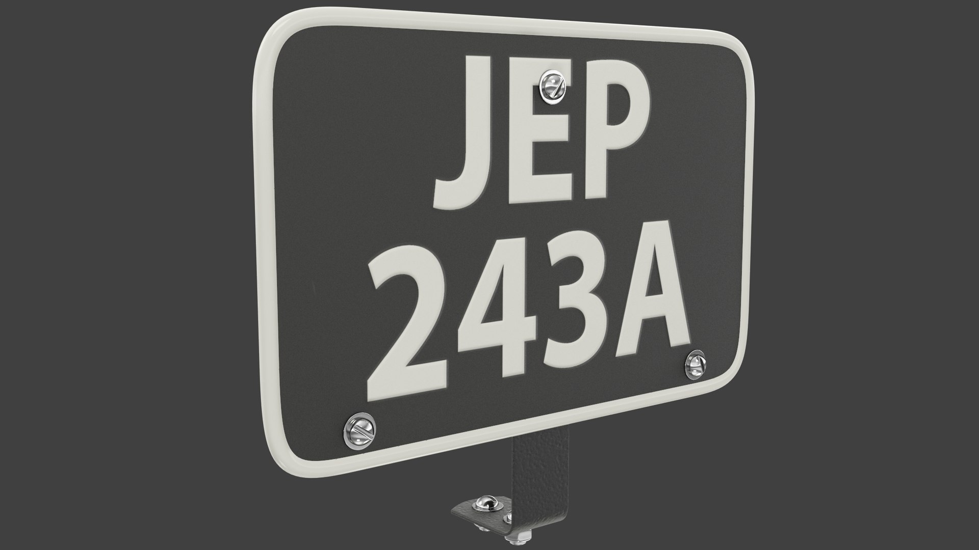 Retro Car License Plates Collection V1 Model - TurboSquid 2063999