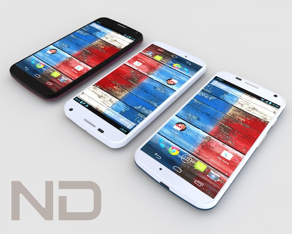 3d model of motorola moto x