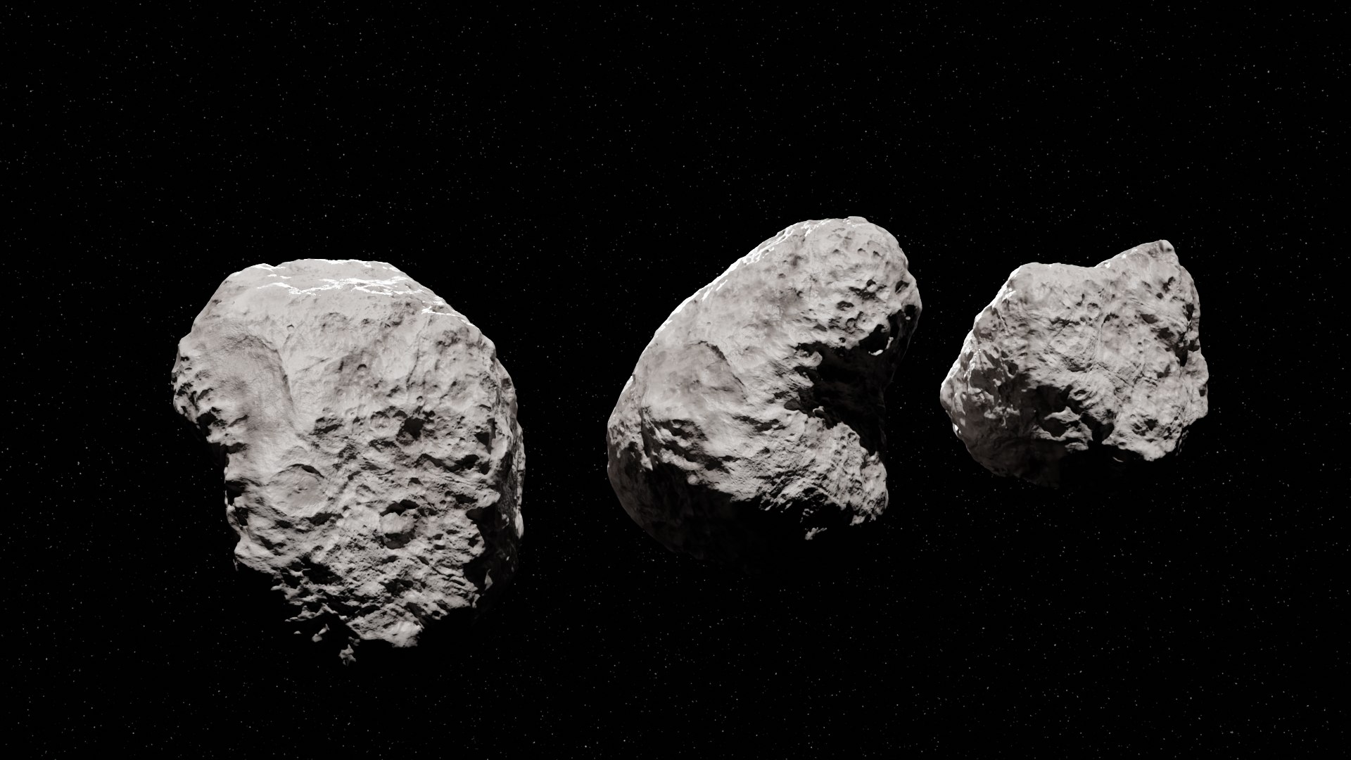 3D Asteroids High Detail 4K Model - TurboSquid 2094753