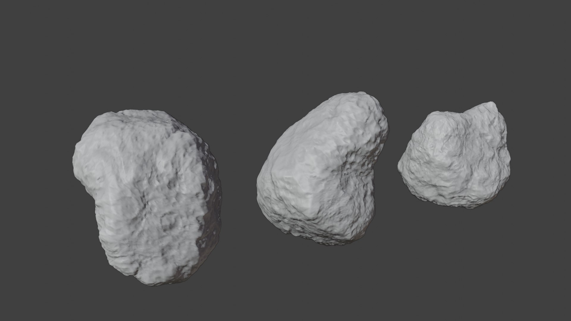 3D Asteroids High Detail 4K Model - TurboSquid 2094753