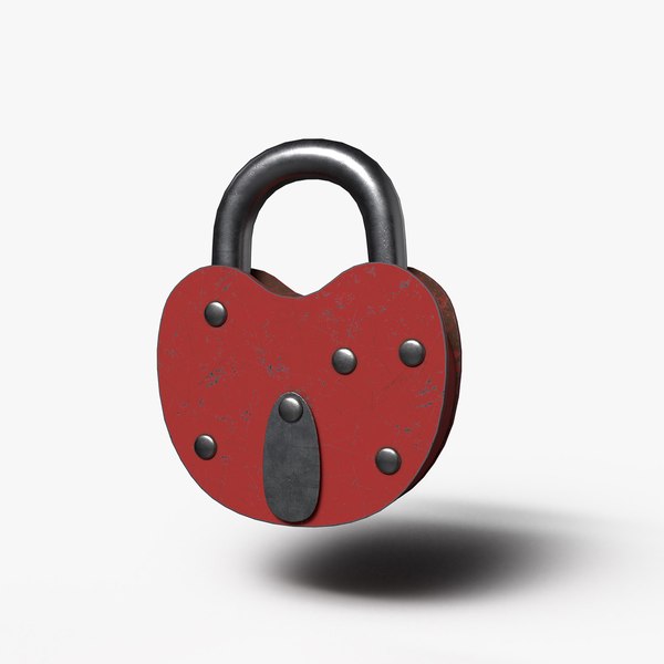 3D model Padlock Mid Poly with Loop Rivets Keyhole and Cap - TurboSquid ...