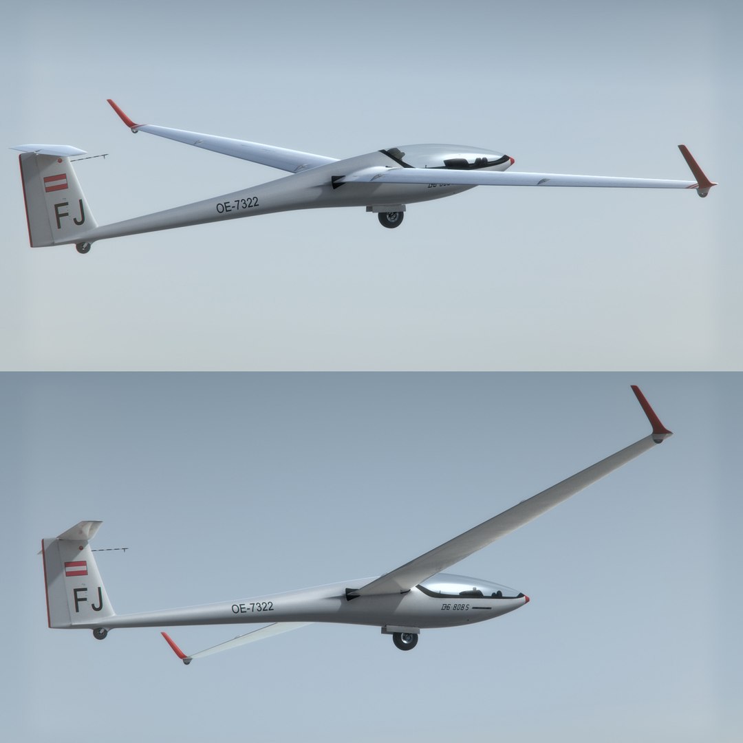 3ds max glider cockpit pilot