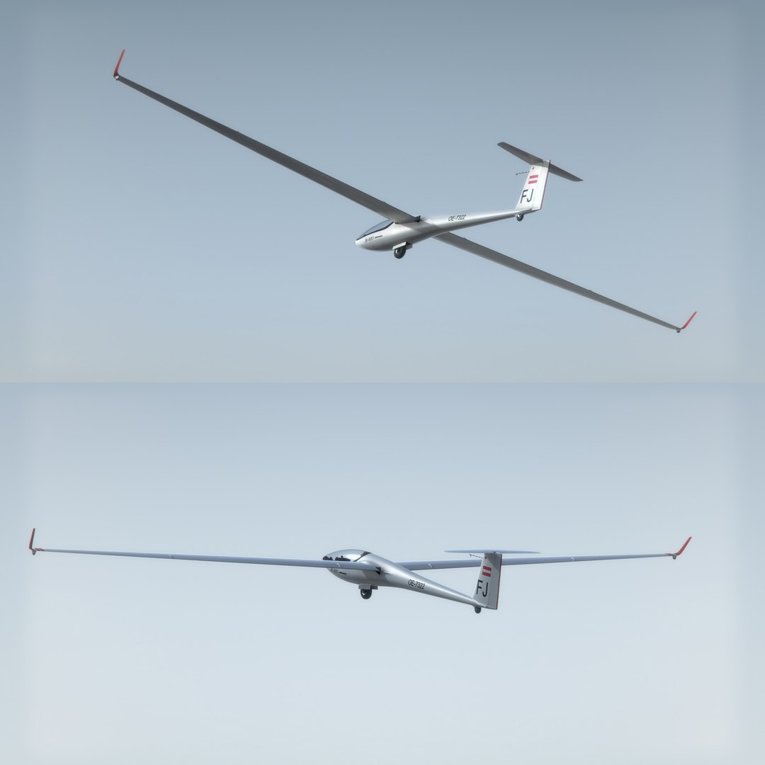 3ds max glider cockpit pilot