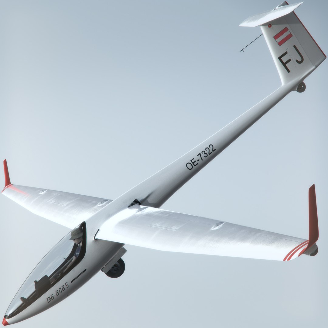 3ds max glider cockpit pilot