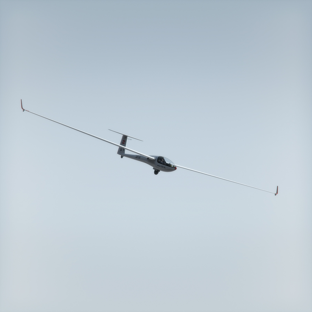 3ds max glider cockpit pilot