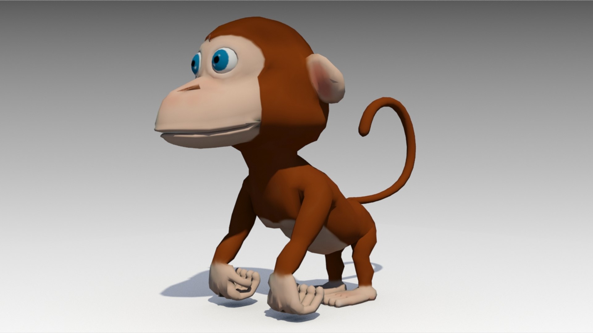 Monkey Animations 3D Model - TurboSquid 1153174