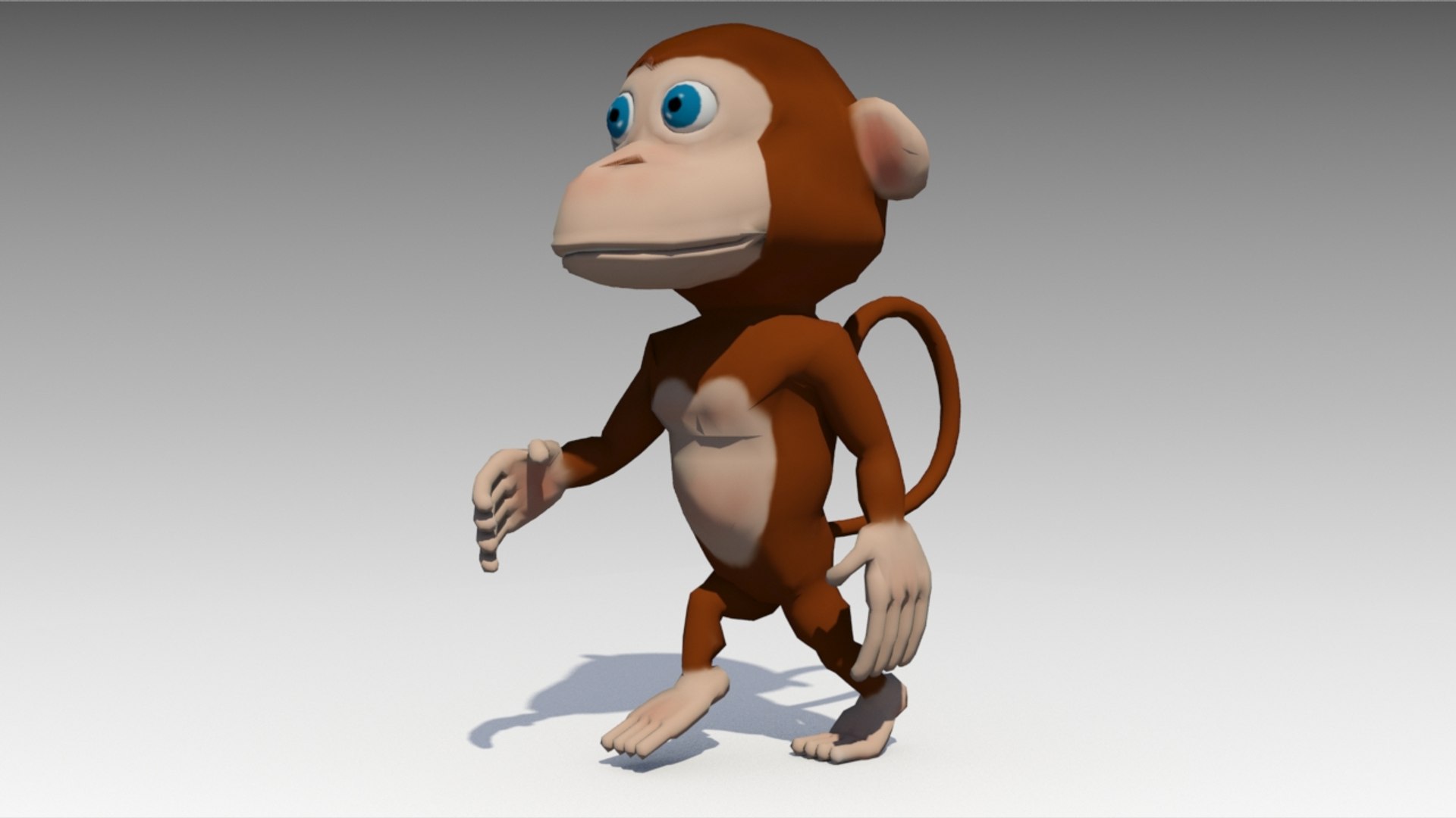 Monkey Animations 3D Model - TurboSquid 1153174