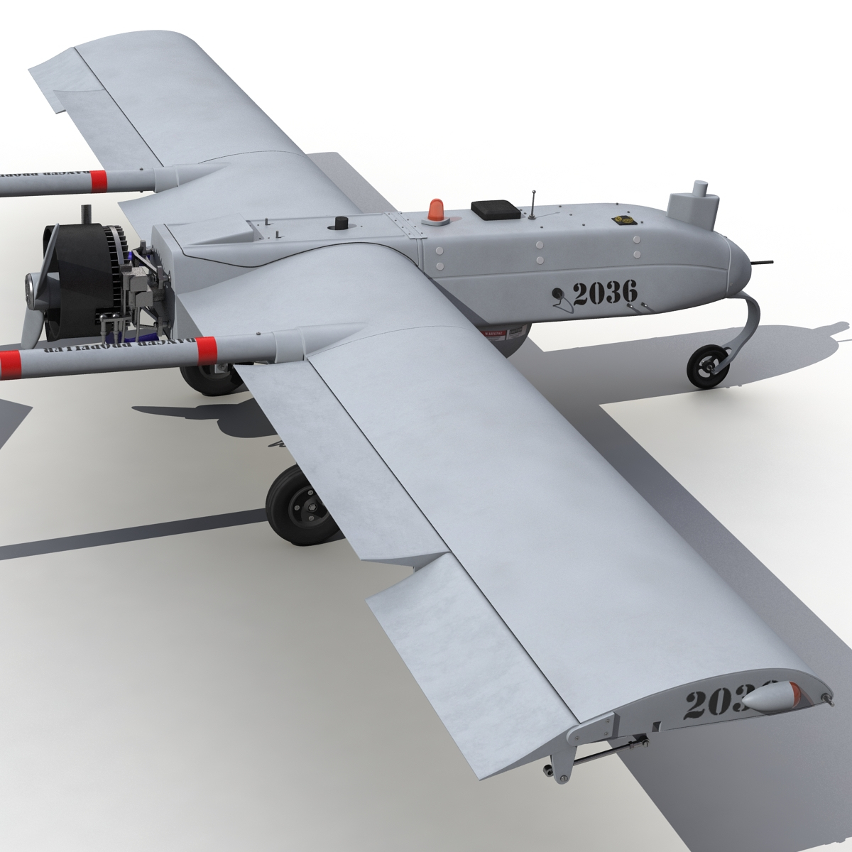 aai rq-7 shadow uav 3ds