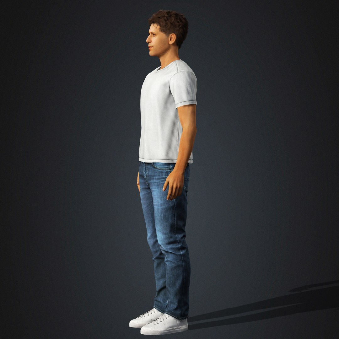 Sam Altman Character 3D Model - TurboSquid 2461391