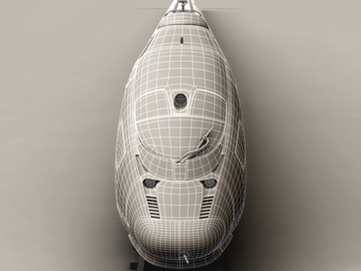 3d Generic Speed Train Model