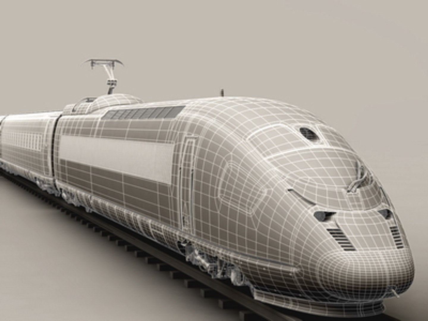 3d Generic Speed Train Model