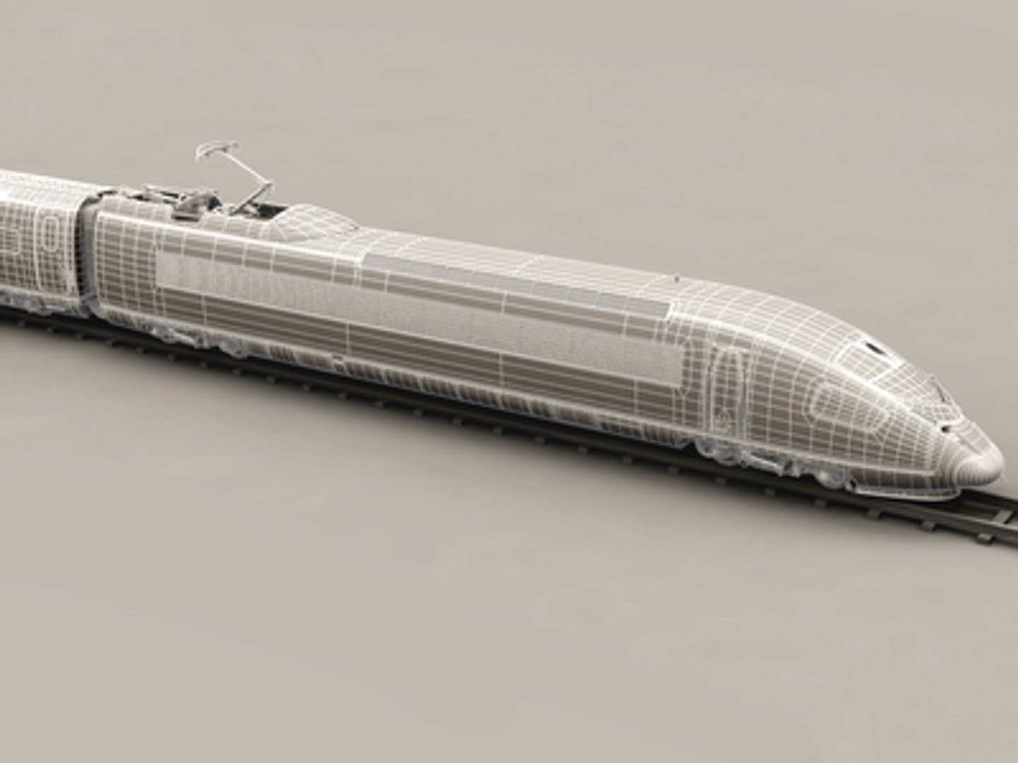3d Generic Speed Train Model