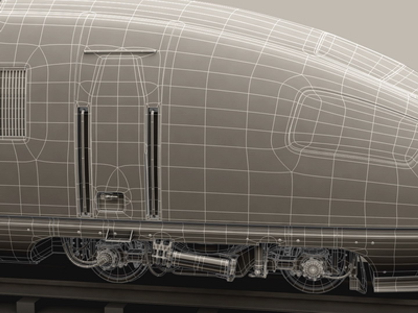 3d Generic Speed Train Model