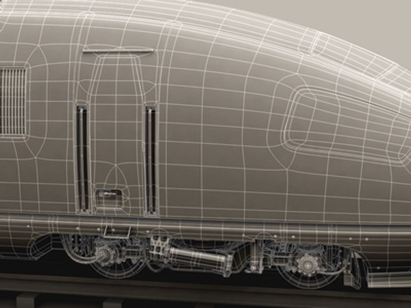 3d generic speed train model