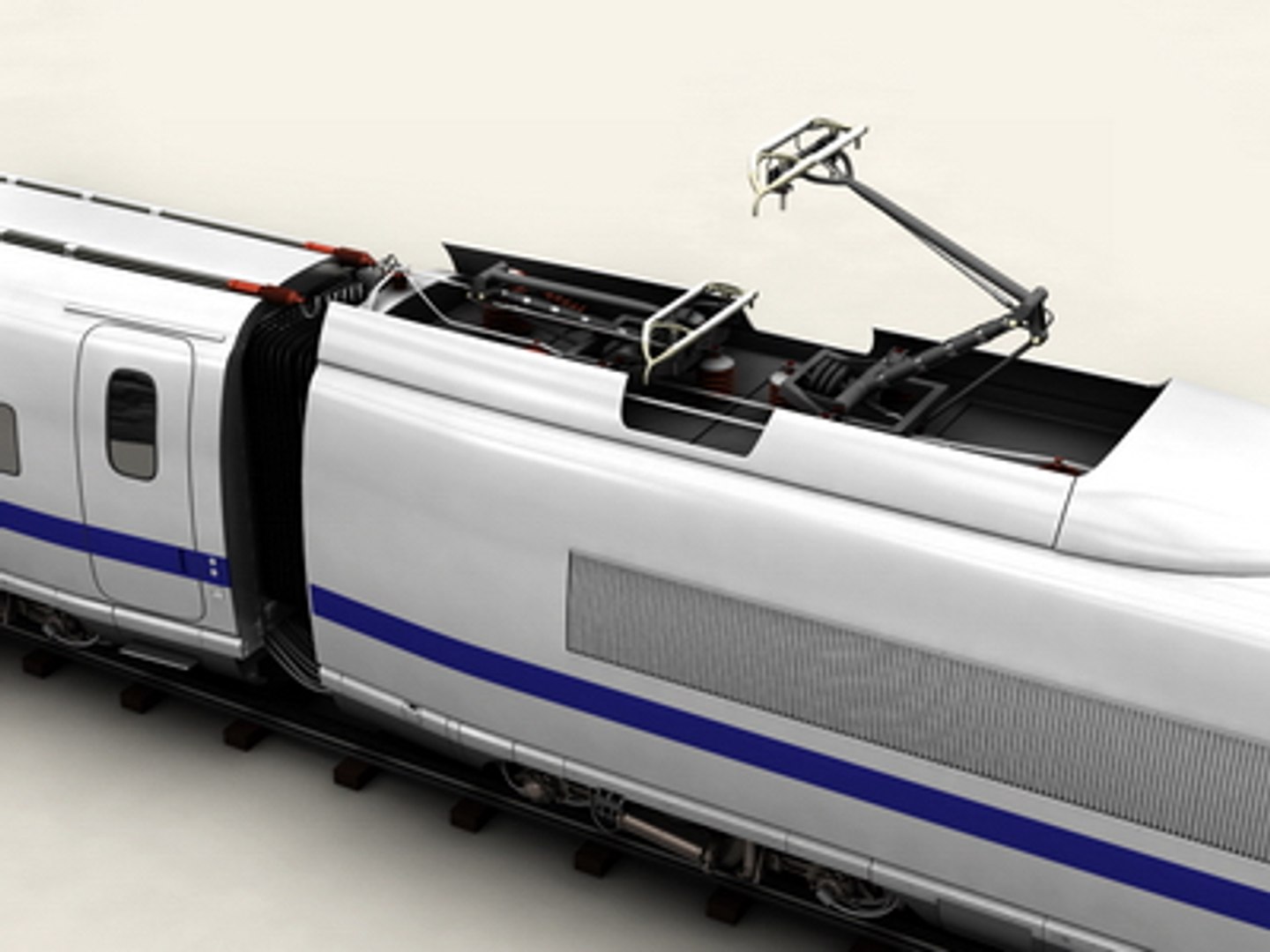 3d Generic Speed Train Model
