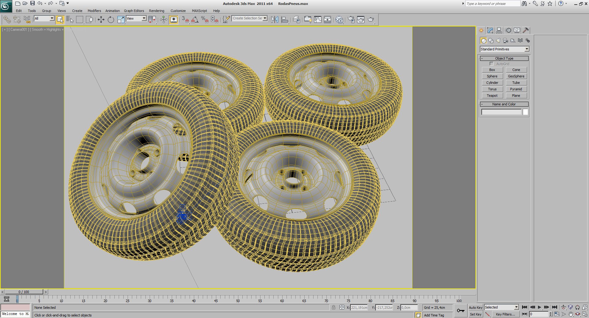 Maya Iron Wheels