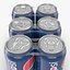 pack cans pepsi 3d model